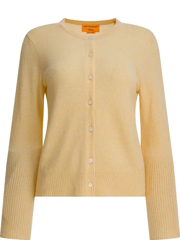 Guest In Residence Jane Cashmere Cardigan - Yellow
