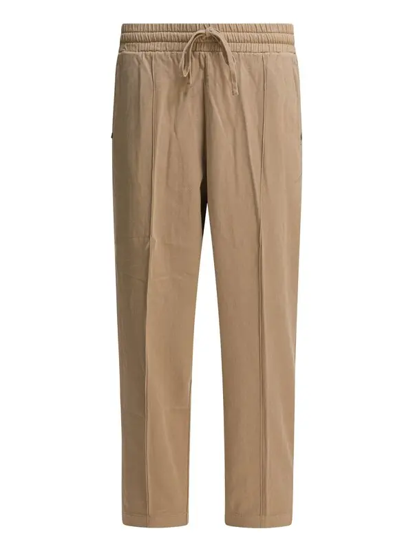 ALTUM Cotton Drawstring Trousers - Beige