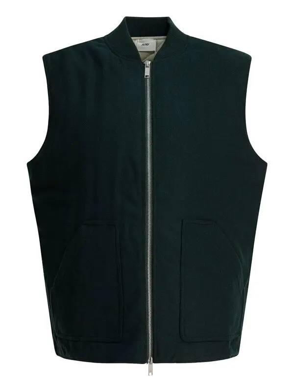 AUTRY Sleeveless Jacket - Green