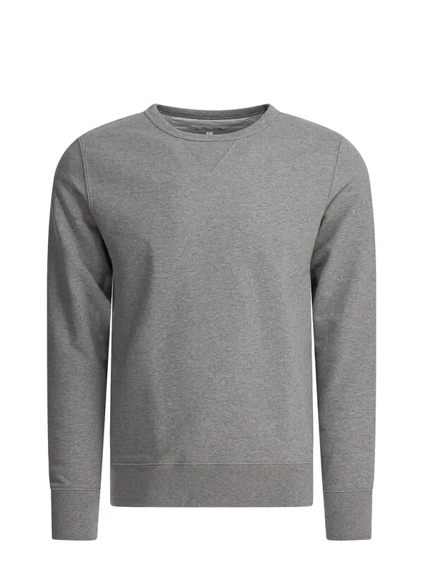 MERZ B. SCHWANEN Loopwheeled Crewneck Sweatshirt - Grey