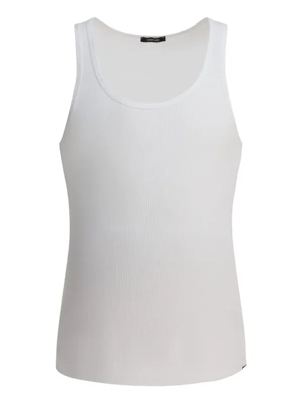 TOM FORD Cotton And Modal Tank Top - White