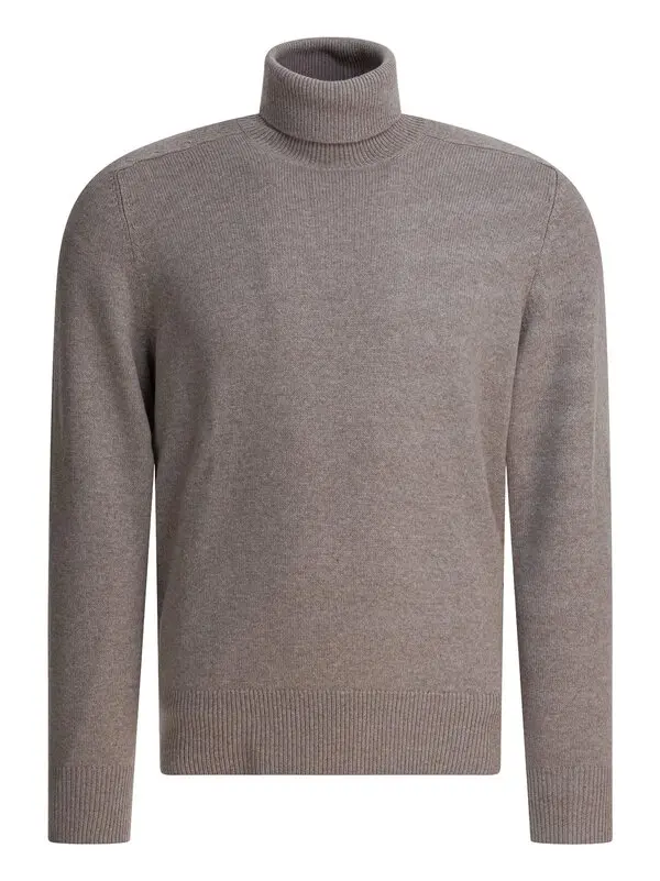Brunello Cucinelli Cashmere Turtleneck Knitwear - Beige