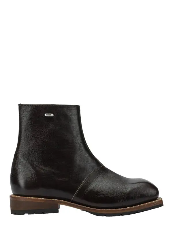 Our Legacy Engine Zip-up Ankle Boots - Black