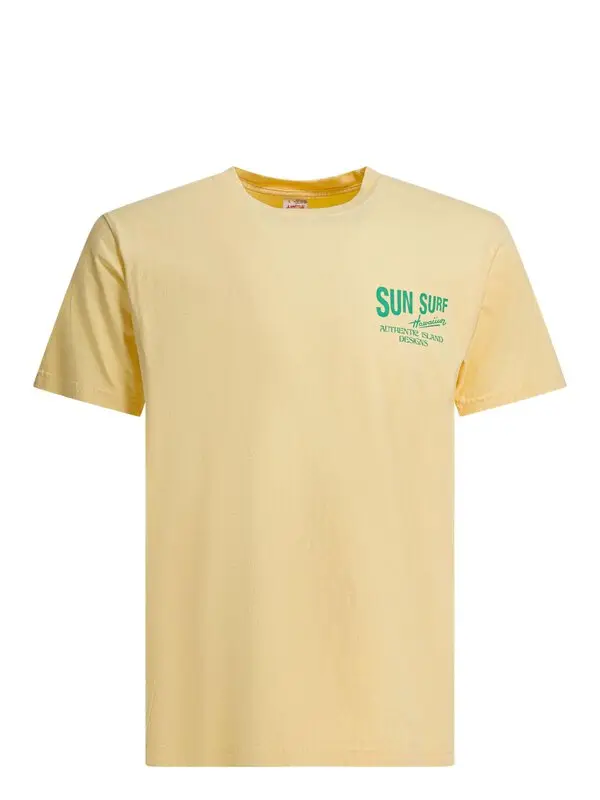 SUN SURF Surfriders Sportswear' T Shirt - Yellow