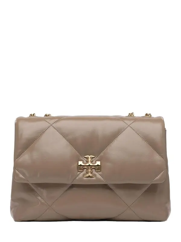 Tory Burch Kira Diamond Quilt Convertible Shoulder Bag - Beige