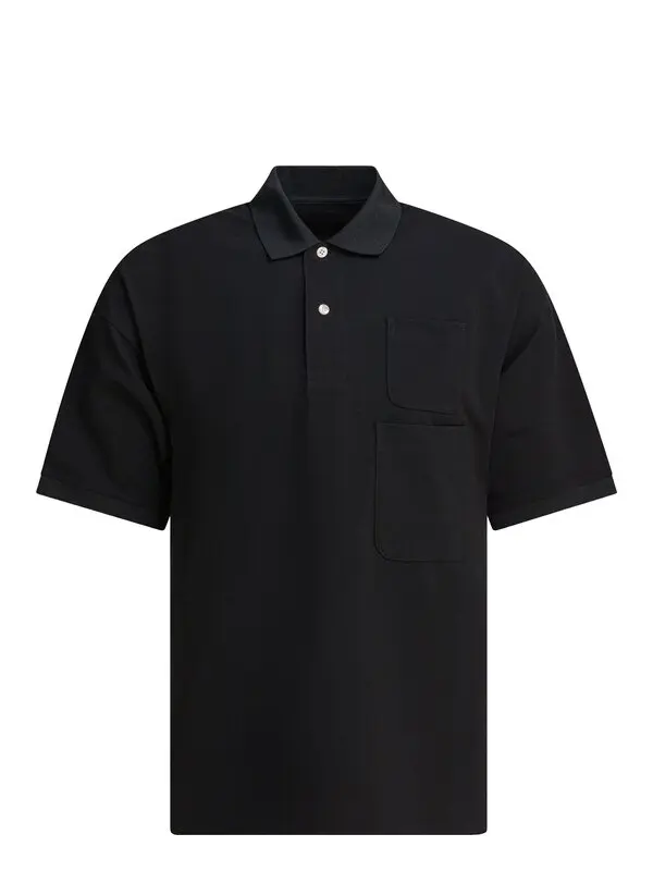 DAIWA PIER39 Polo Shirt With Two Pockets - Black