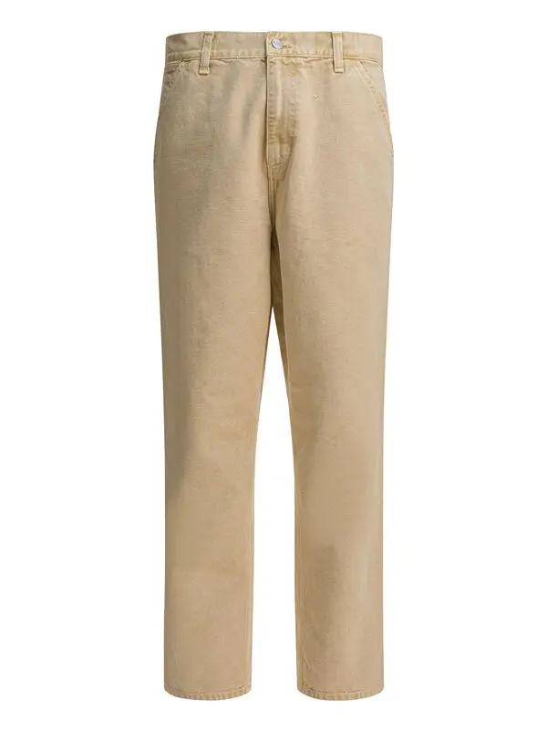 Carhartt Work In Progress Single Knee Pants - Beige