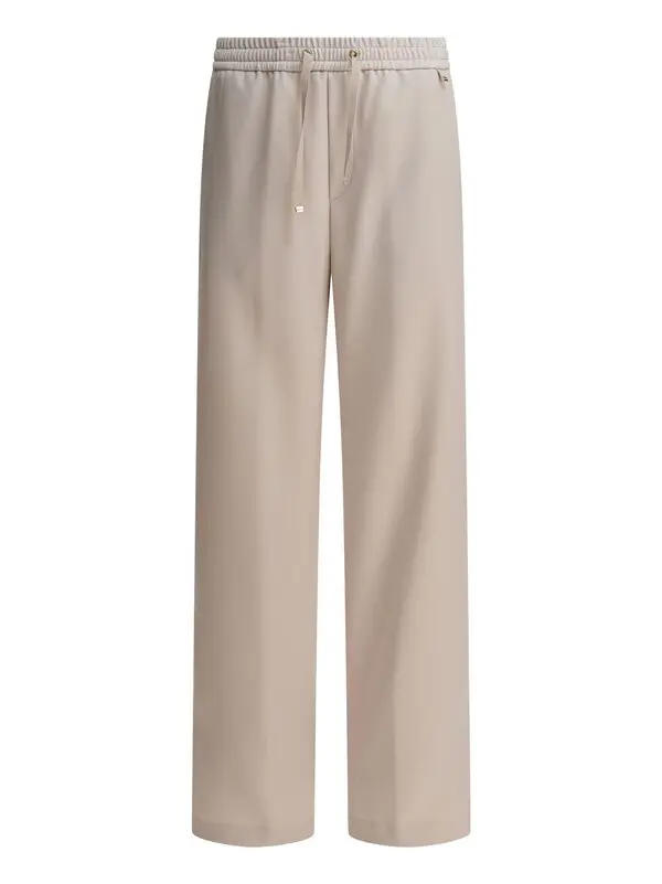 Herno Pants With Elasticated Waist - Beige