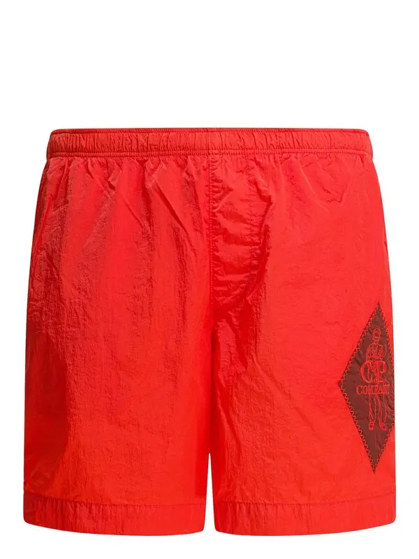 C.P. COMPANY Eco-chrome R' Swim Shorts - Red