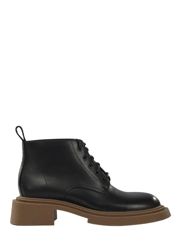 Loewe Combat Ankle Boots - Black
