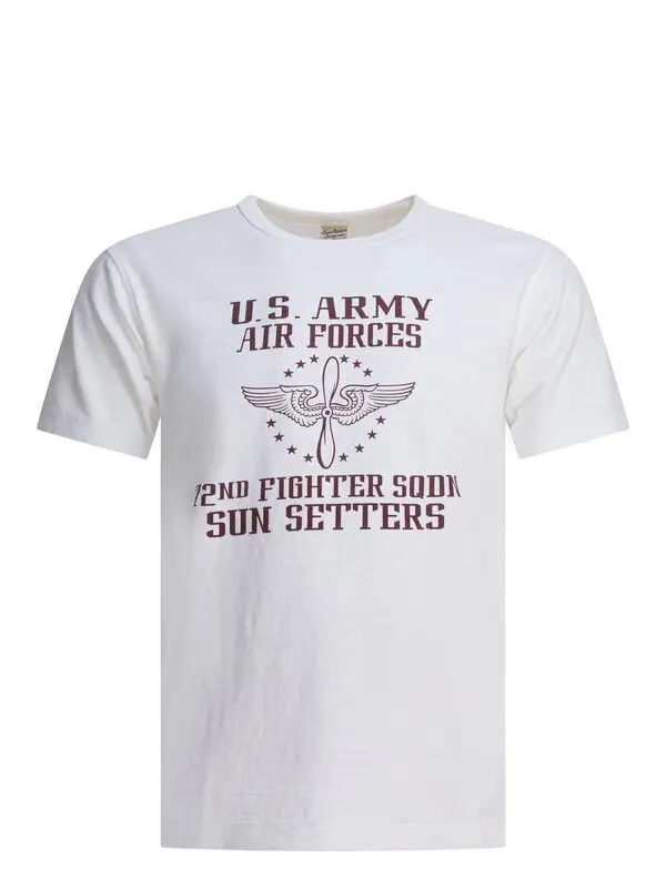 BUZZ RICKSON'S 72nd Fighter Sq' T Shirt - White