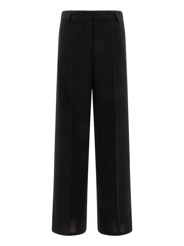 SEMPER Wide-leg Trousers - Black