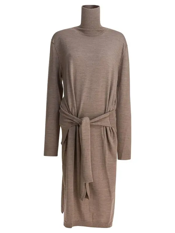 LEMAIRE Trompe L'oeil Knit Dress - Grey