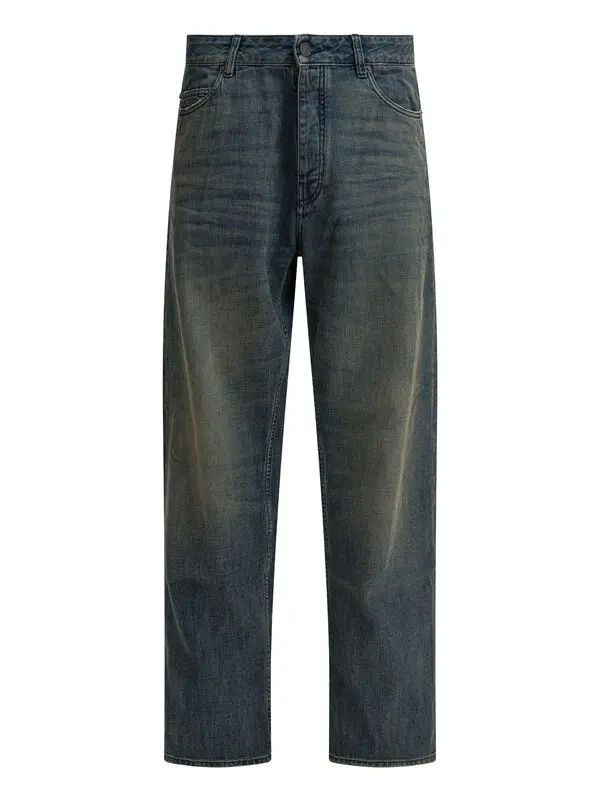 Balenciaga Relaxed Fit Jeans - Blue