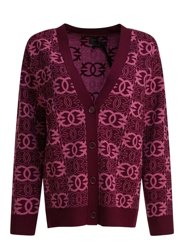 Pinko Printed Knitwear - Bordeaux