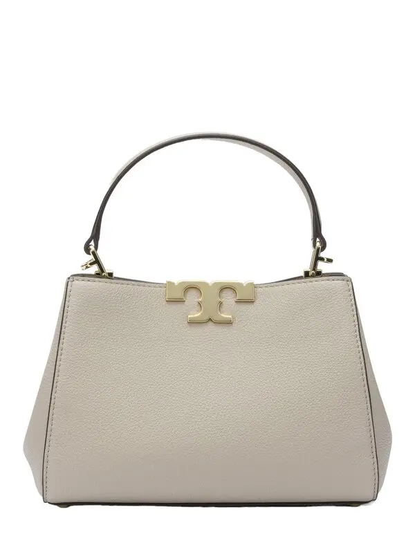Tory Burch Calf Leather Shoulder Bag - Beige