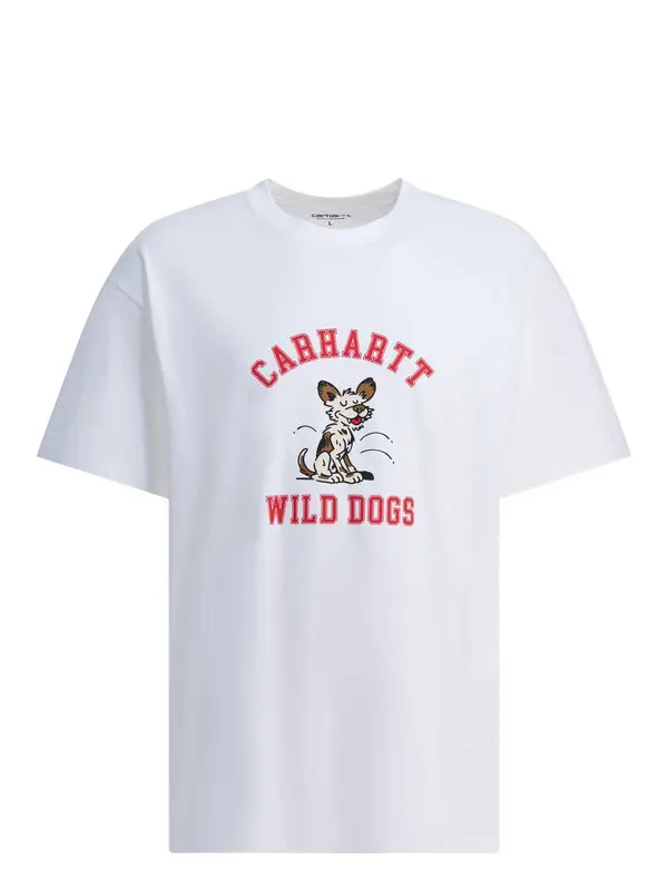 Carhartt Work In Progress S/s Wild Dog' T Shirt - White