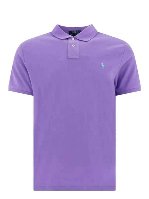 Polo Ralph Lauren Pique Polo Shirt - Purple