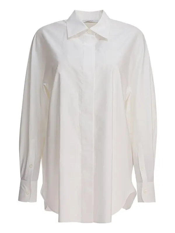 Givenchy Poplin Shirt With Embroidery - White