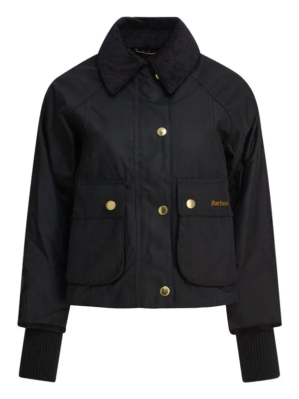 Barbour Beadnell Lightweight Waxed Cotton Jacket - Black