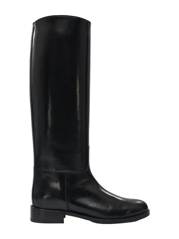 MARETTO Leather Boots - Black