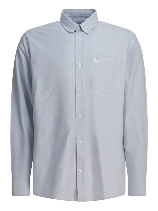 Carhartt Work In Progress S C Logo' Shirt - Blue