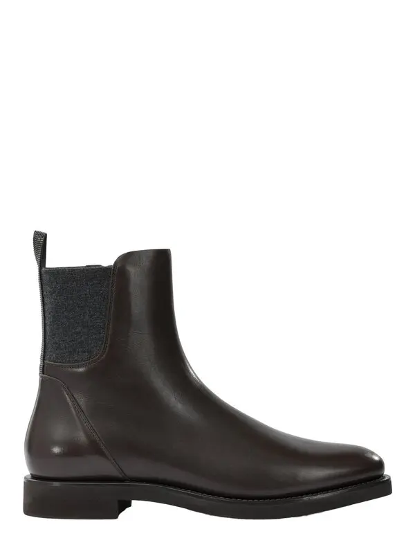 Brunello Cucinelli Chelsea Boot Ankle Boots - Brown