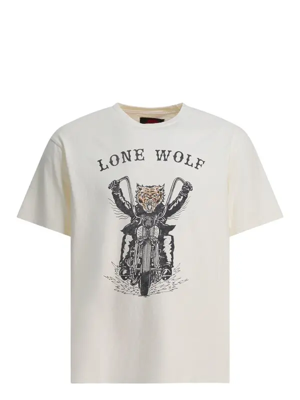 GALLERY DEPT. Lone Wolf' T Shirt - White