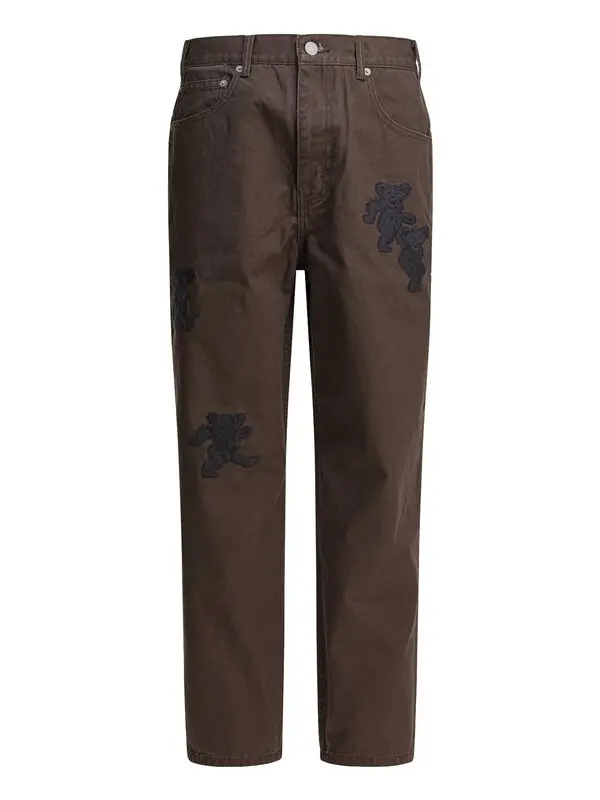 THISISNEVERTHAT® Gd Dancing Bears Trousers - Brown