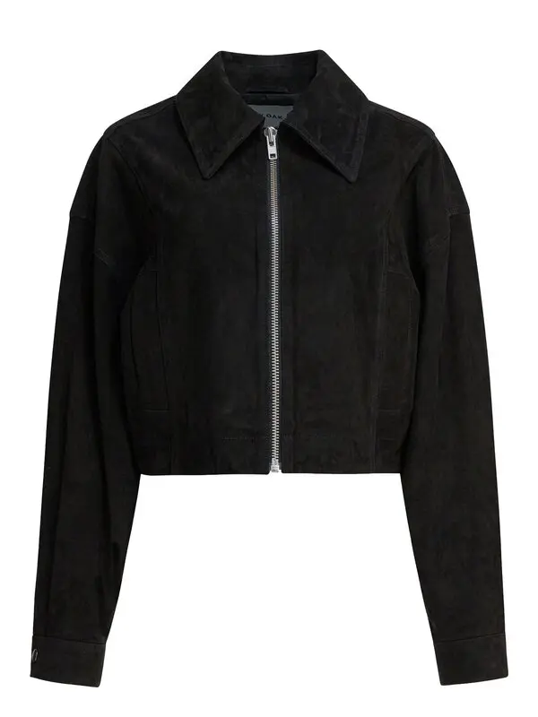 IVY OAK Leather Jacket - Black