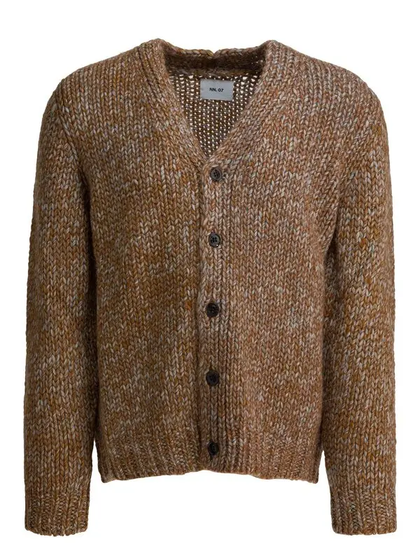 NN.07 Osky Wool-blend Cardigan - Beige