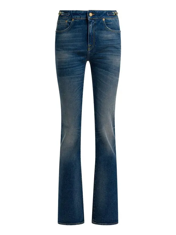 GOLDEN GOOSE Vintage Bootcut Jeans - Blue