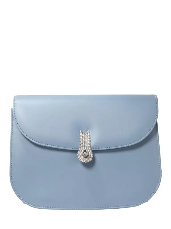 AMATO DANIELE Leather Crossbody Bag - Light Blue