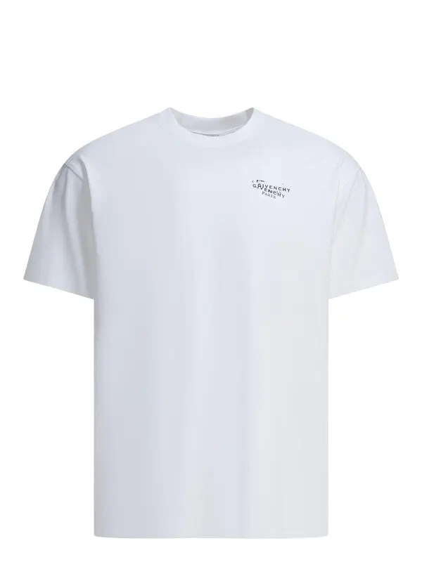 Givenchy Cotton T Shirt With Logo - White
