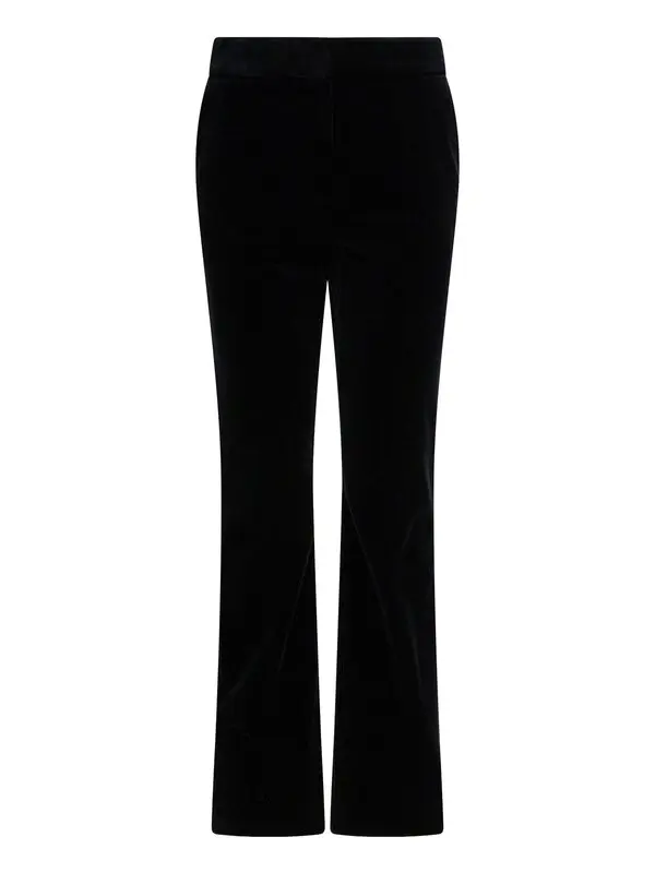 GOLDEN GOOSE Velvet Flared Pants - Black