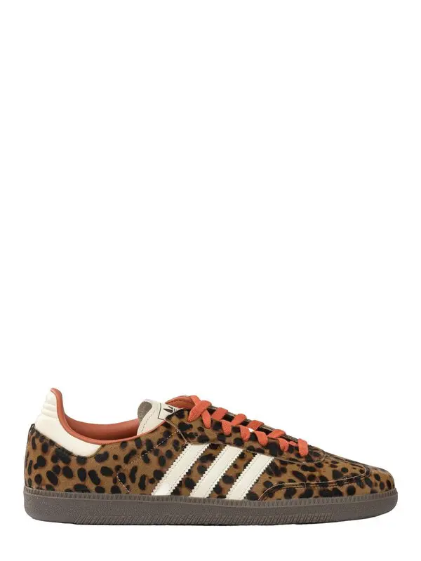 Adidas Originals By Alexander Wang Samba Og Leopard Sneakers - Brown