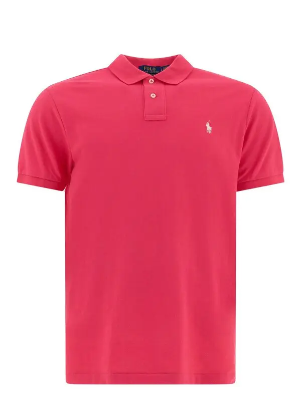 Polo Ralph Lauren Pique Polo Shirt - Pink