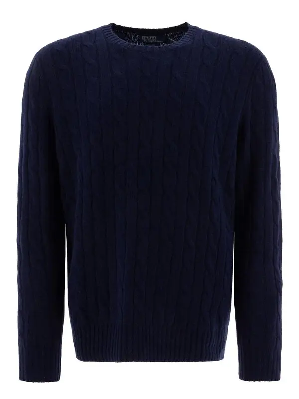 Ralph Lauren Cashmere Cable-knit Sweater - Blue
