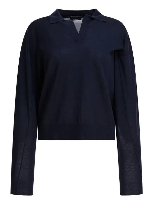 Soeur Fleming Merino Wool Sweater - Blue