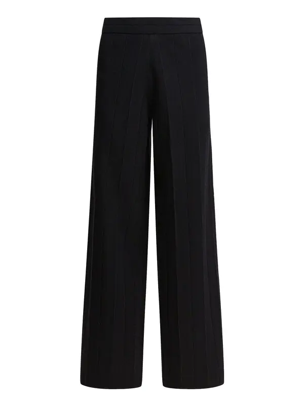 Max Mara Wide Leg Trousers - Black