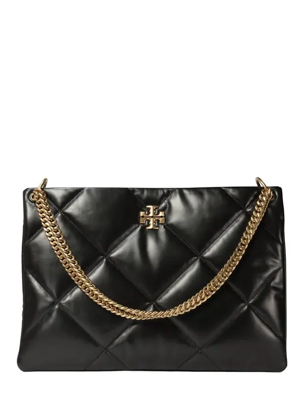 Tory Burch Kira Diamond Quilt Hobo - Black