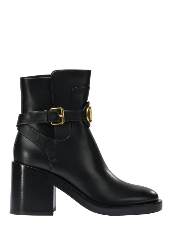 Valentino Garavani Vlogo Signature 70mm Ankle Boots - Black