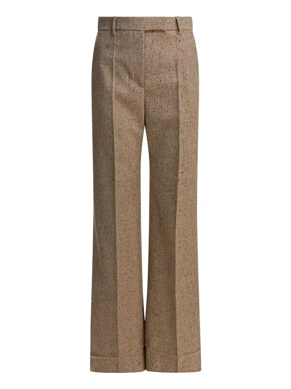 Valentino Garavani Natté Buttoned Pants - Beige