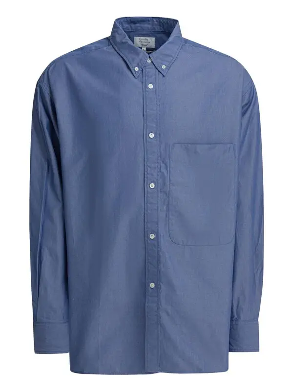 BEAMS Lisa Oxford Sn' Shirt - Light Blue