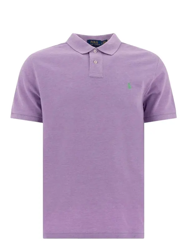 Polo Ralph Lauren Pique Polo Shirt - Purple