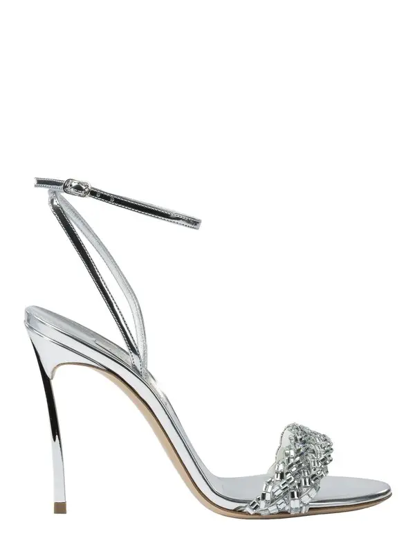 Casadei Interstellar Heeled Sandals - Silver