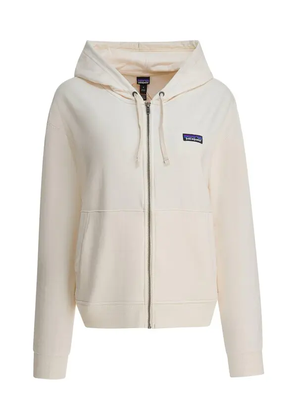 Patagonia Ahnya Zip-up Hooded Sweatshirt - Beige