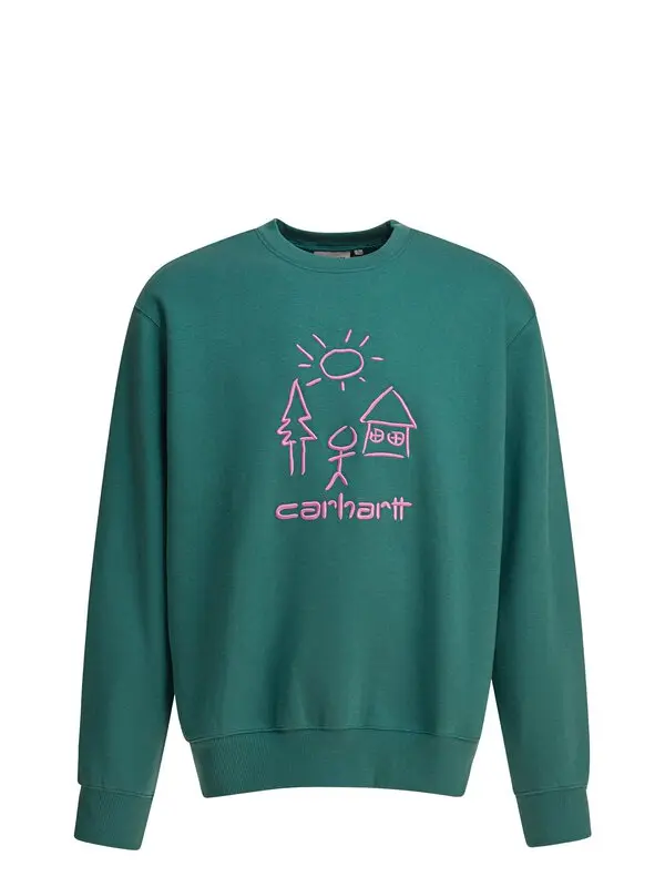 Carhartt Work In Progress Masterpiece' Sweatshirt - Green