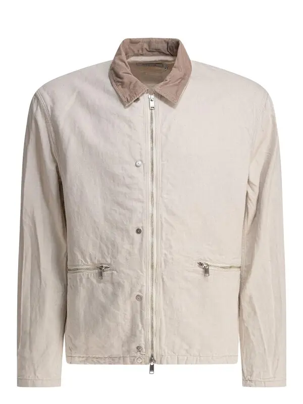 NONNATIVE Cotton Overshirt Jacket - White