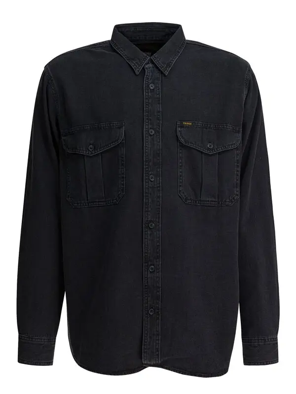 Filson Denim Overshirt Jacket - Black